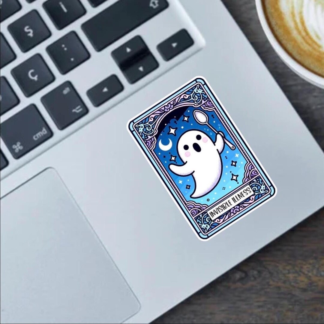 Invisible Illness Tarot Card Sticker: Chronic Pain Awareness - Etsy