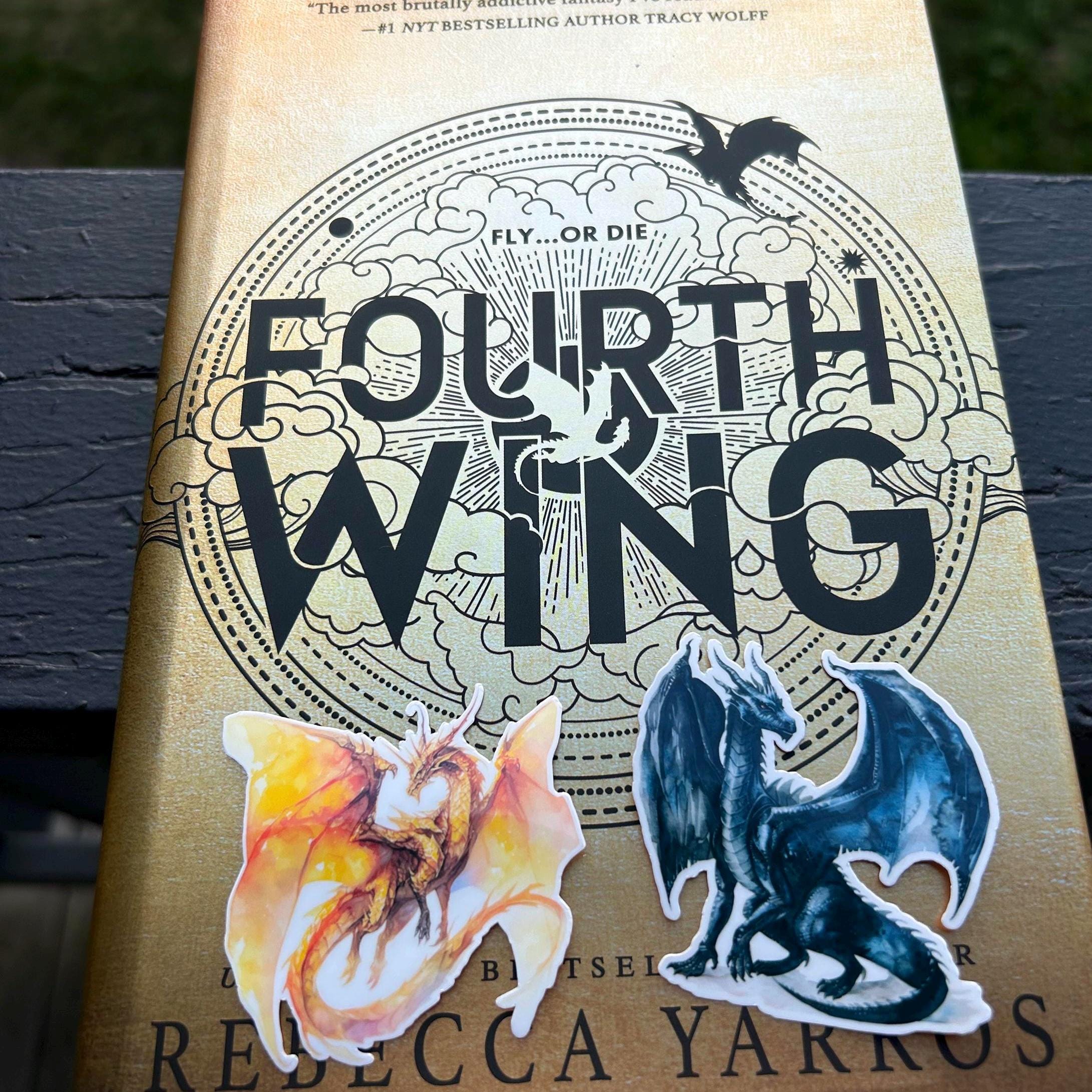 Dragons of Fourth Wing Sticker Fourth Wing Empyrean Dragons Tairn ...