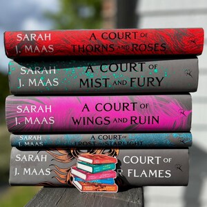 ACOTAR Book Stack Sticker Sarah J Maas Reading Sticker Kindle Sticker ...
