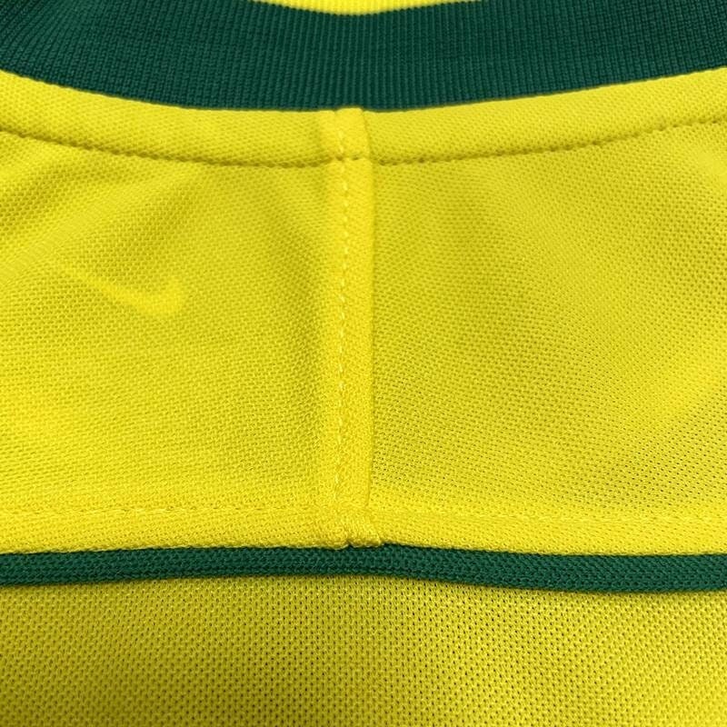 Retro 1998 Brazil Home Jersey Football Soccer Personalised - Etsy