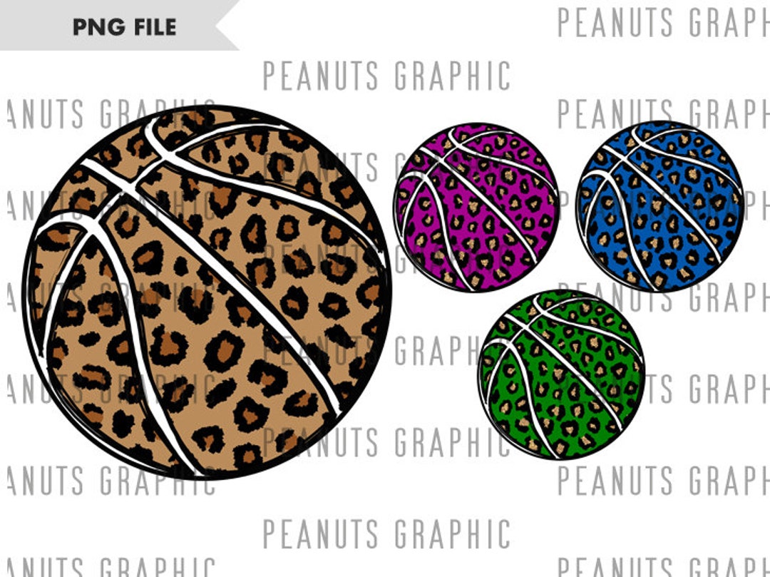 Basketball Leopard PNG, Sublimation Design, Cheetah, Digital Download ...