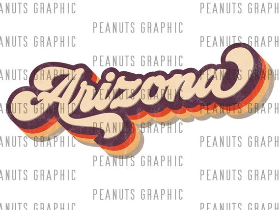 Retro Arizona PNG Sublimation Design AZ U.S. State Vintage | Etsy
