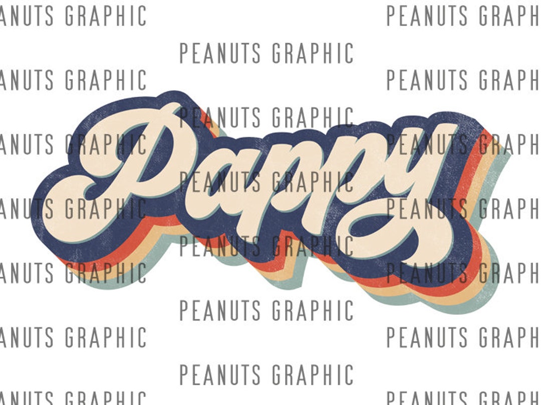 Retro Pappy PNG Sublimation Design, Vintage, Distressed, Digital ...