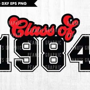 Reunion SVG Class of 1984 Svg, Group Spirit, Shirt, Senior 80 Files for ...