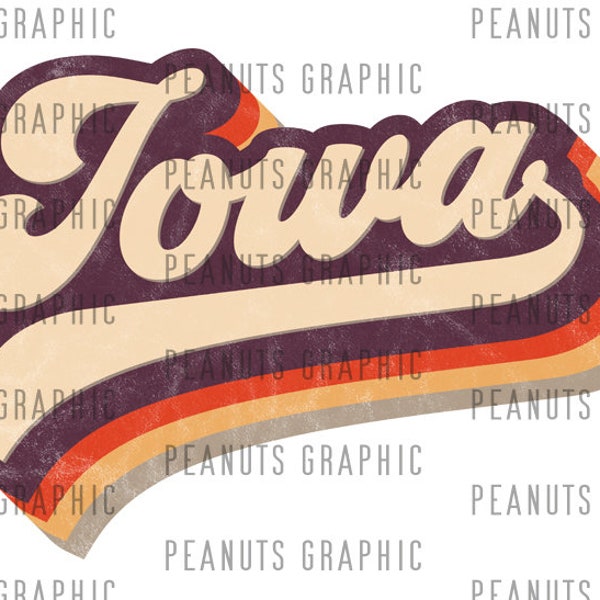 Iowa Print - Etsy