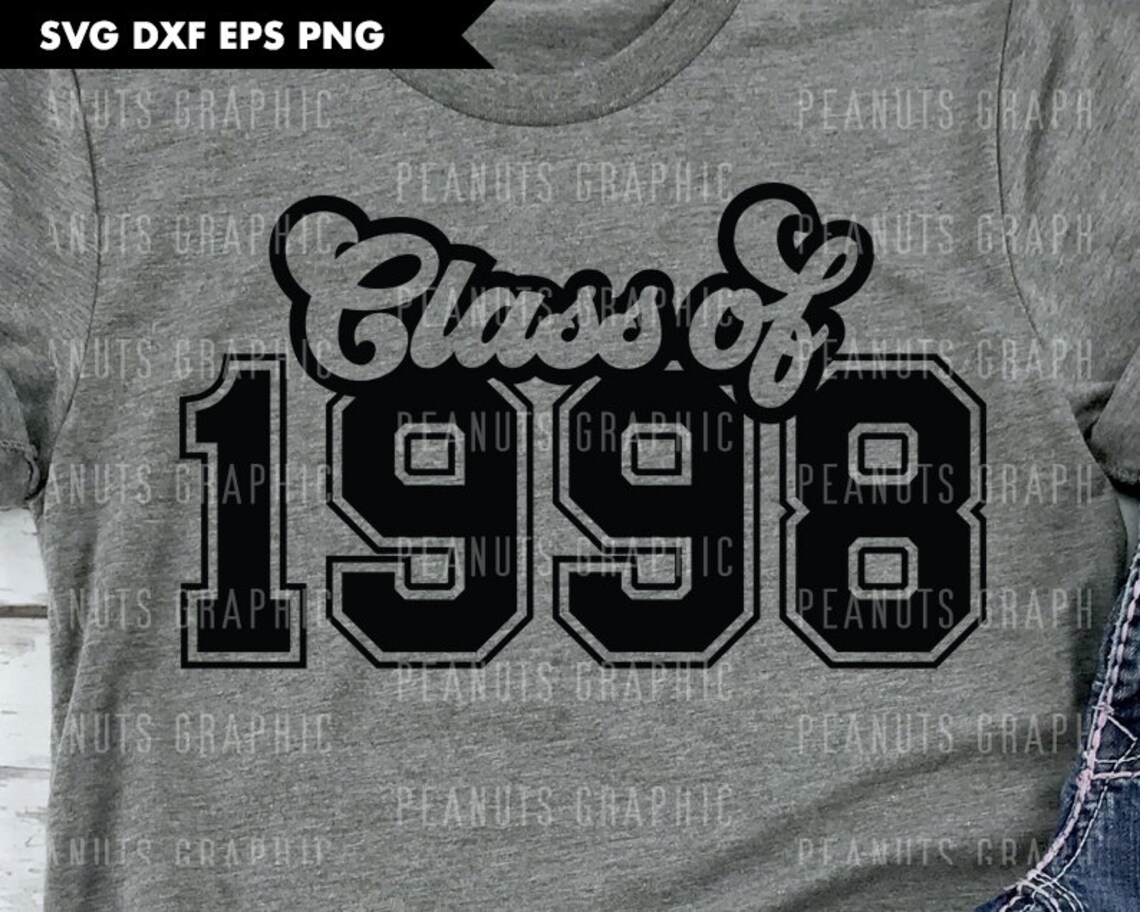 Reunion SVG Class of 1998 Svg Group Spirit Shirt Senior 90 - Etsy