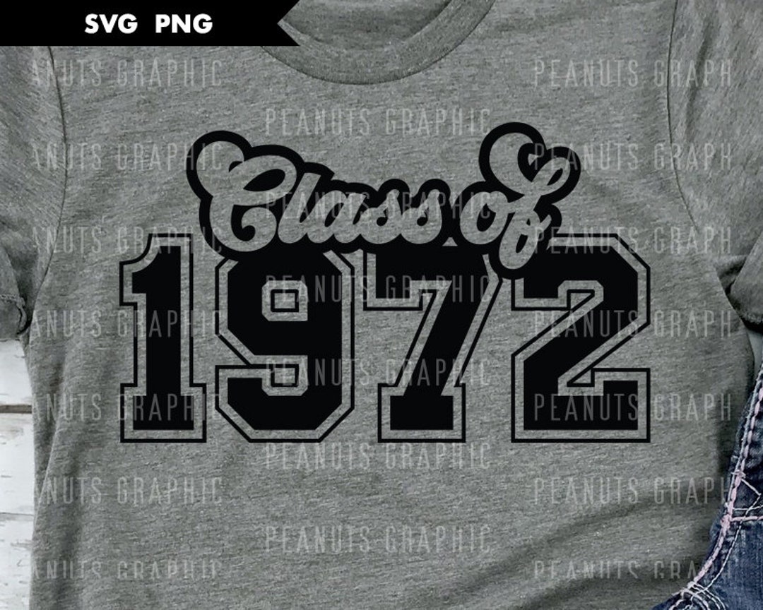 Reunion SVG Class of 1972 Svg, Group Spirit, Shirt, Senior 70 Files for ...