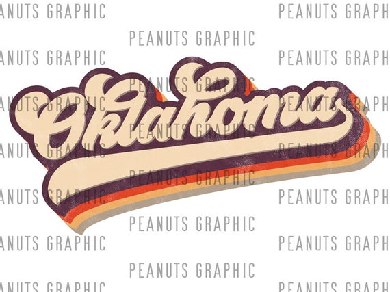 Retro Oklahoma PNG Sublimation Design OK U.S. State - Etsy