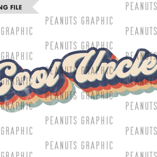 Cool Uncle Png - Etsy