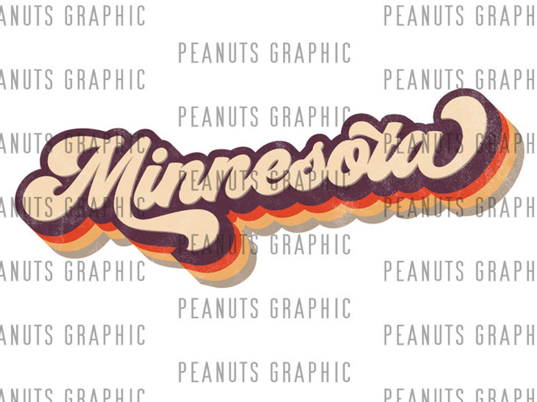 Retro Minnesota PNG Sublimation Design, MN, U.S. State, Vintage ...