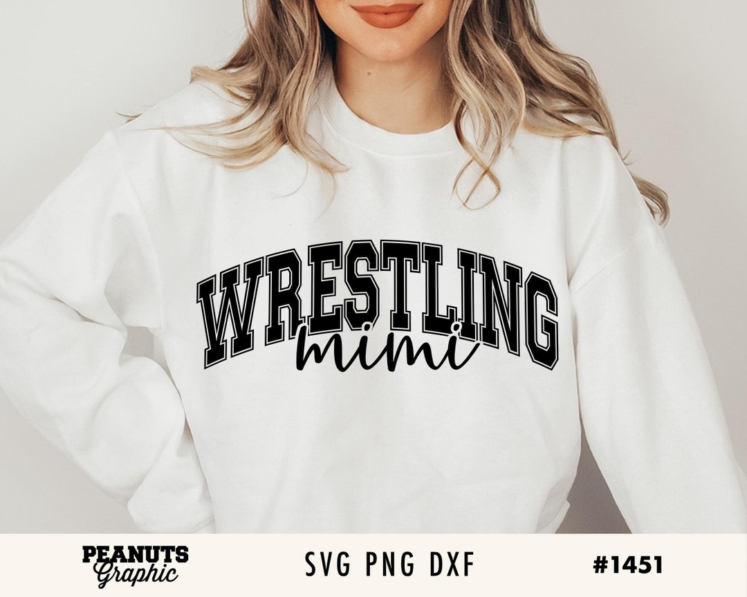 Wrestling Mimi Svg Png, Mimi Shirt Svg, Mom Life, Wrestling Mimi Cup ...