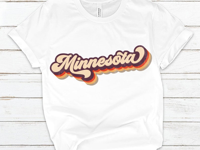Retro Minnesota PNG Sublimation Design MN U.S. State - Etsy