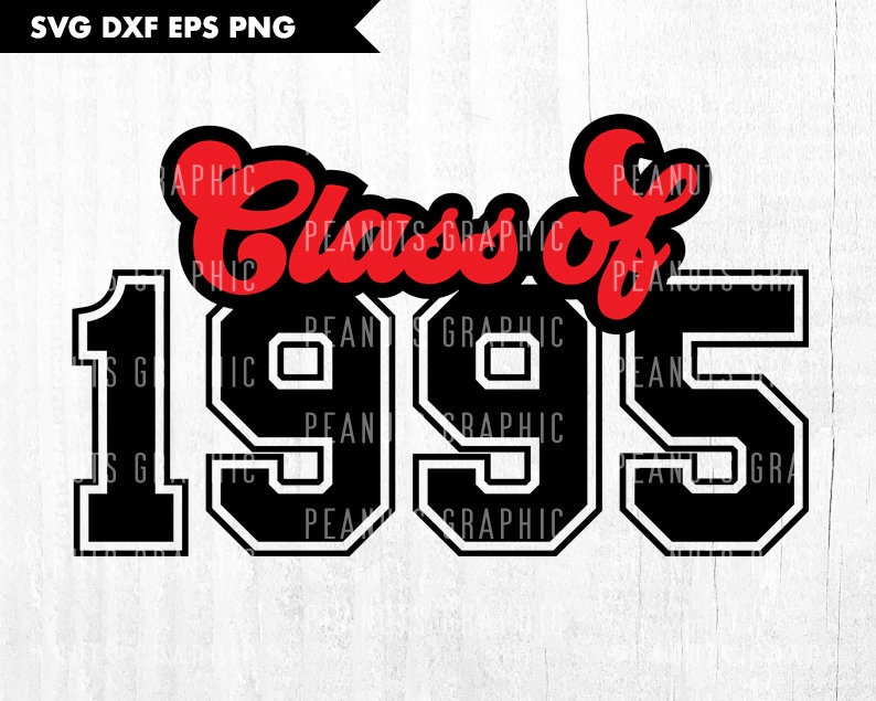 Reunion SVG Class of 1995 Svg Group Spirit Shirt Senior 90 - Etsy