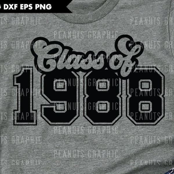 Class of 1988 Svg - Etsy