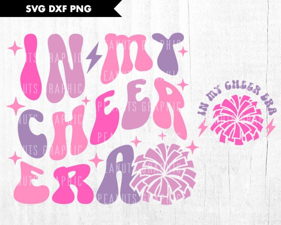 In My Cheer Era Svg, in My Cheer Era Png, Cheerleading Svg, Cheerleader ...