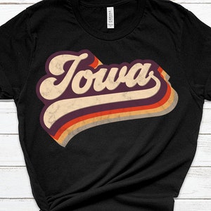 Retro Iowa PNG Sublimation Design, IA, U.S. State, Vintage, Distressed ...