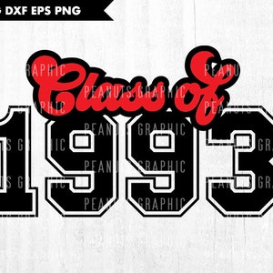 Reunion SVG Class of 1993 Svg, Group Spirit, Shirt, Senior 90 Files for ...