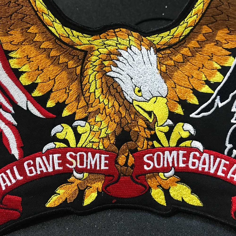 Eagle Iron on Patch Embroidered Applique Sewing Label Punk Biker Patches Clothes Stickers ...