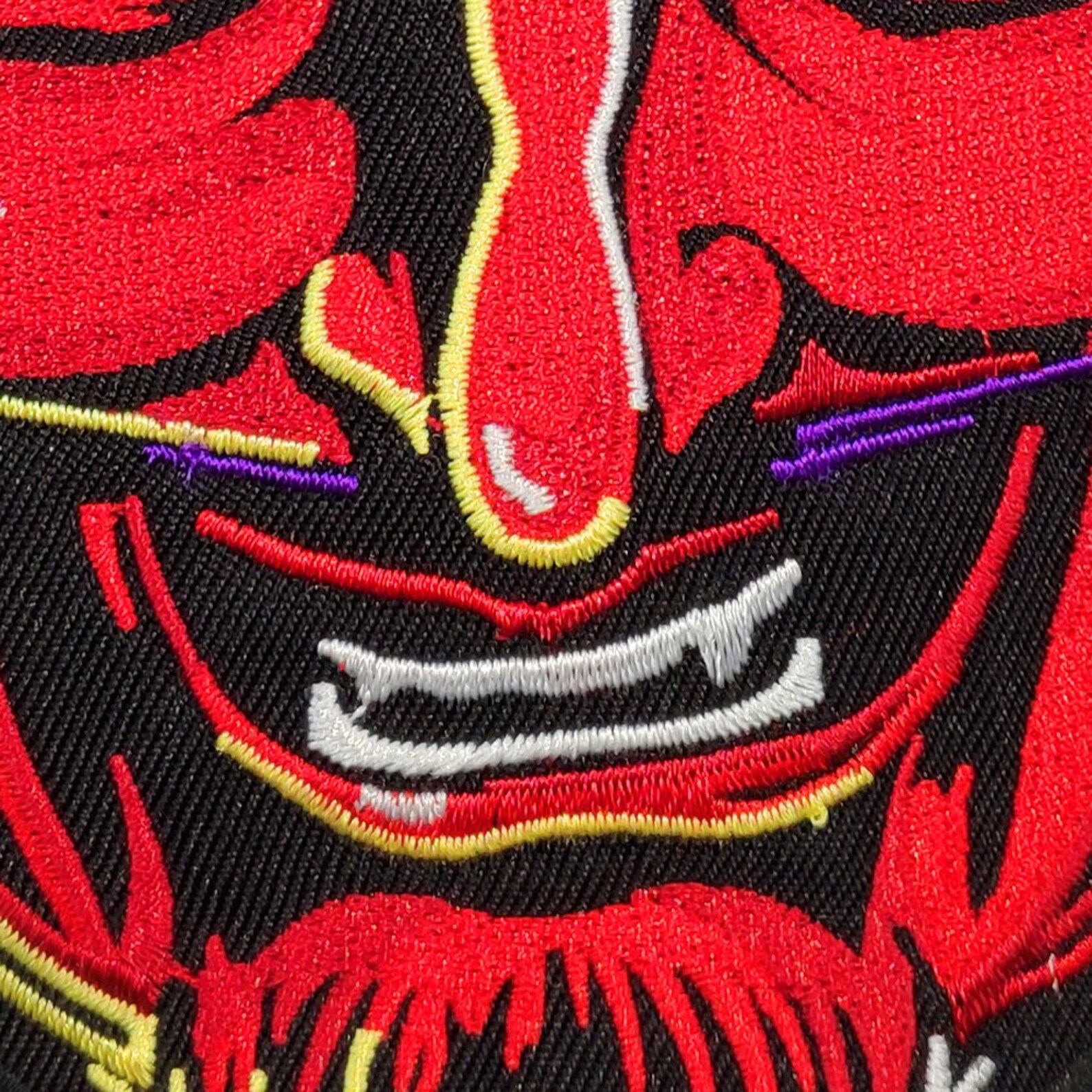 Patches For Clothing The RED DEVIL PATCH Motorcycle Embroidery | Etsy