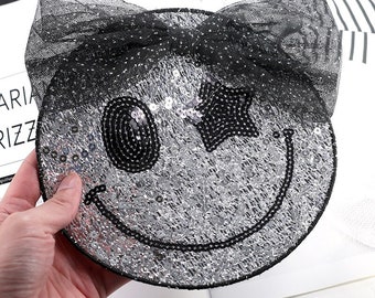 Sequin Smile Patch - Etsy