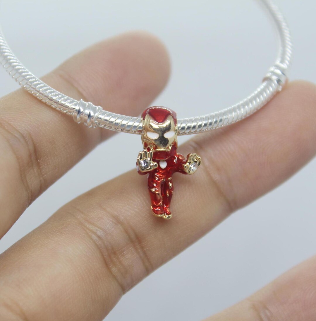 Marvel Iron Man Pendant Superhero Jewelry Iconic Stark Tech Charm ...