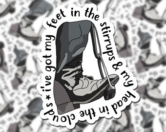 Bay Horse Equestrian Waterproof Vsco Laptop Water Bottle Sticker Gift ...