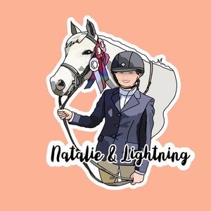 Custom Horse Sticker Waterproof Vsco Laptop Water Bottle Sticker Photo ...