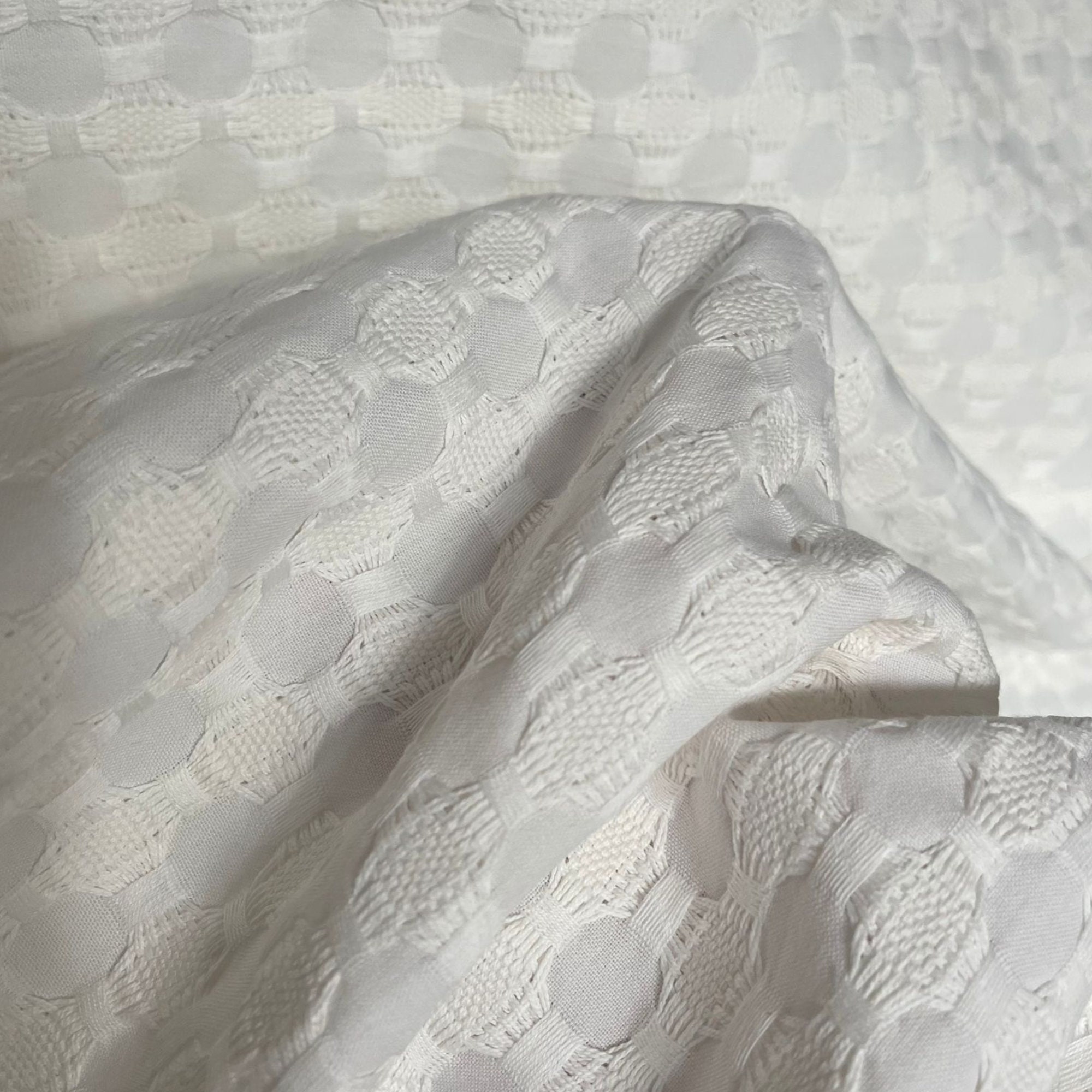 Off White Textured Cotton Fabric by the Yard for Sewing - Etsy