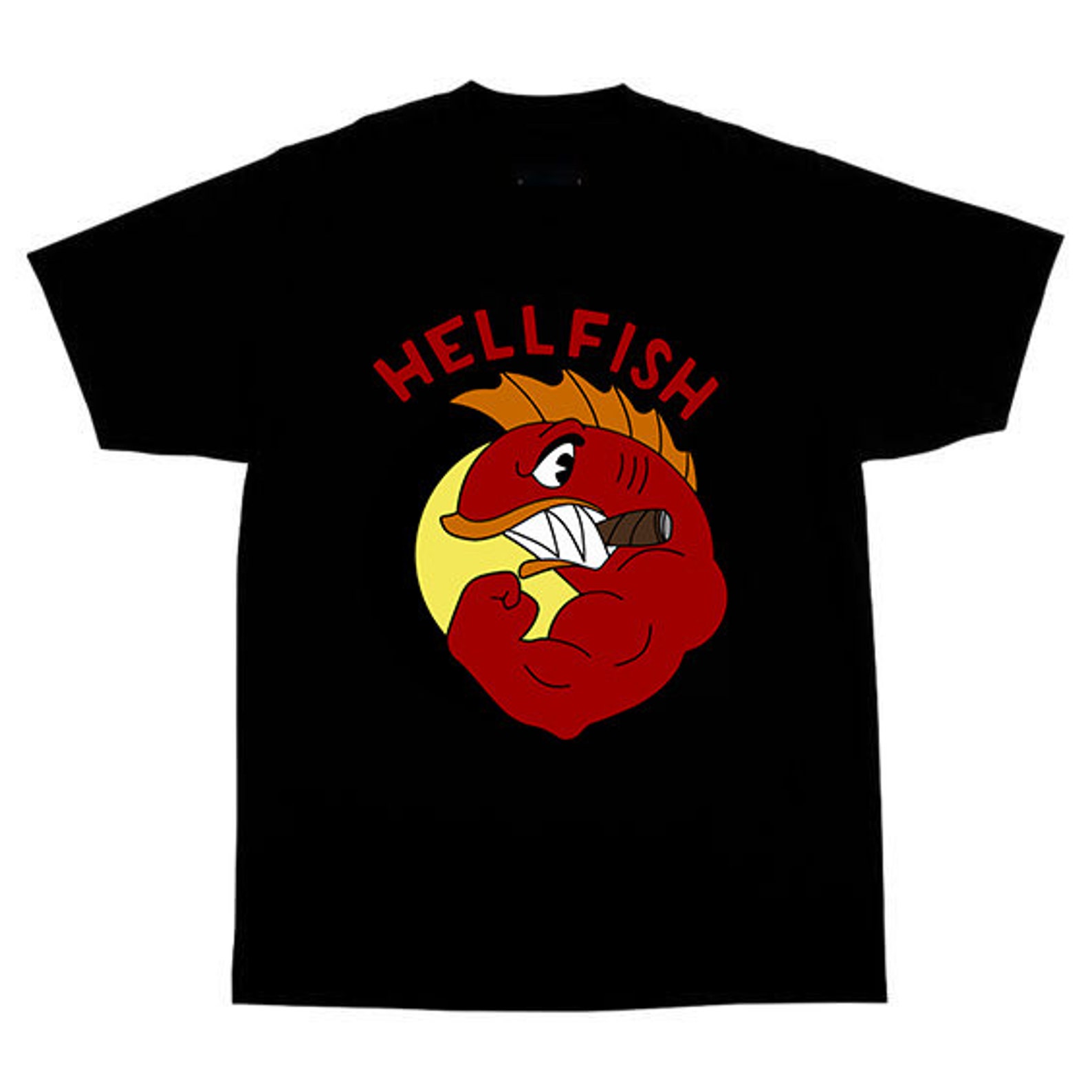 Hellfish Simpsons Tshirt The Flying Hellfish Logo The | Etsy