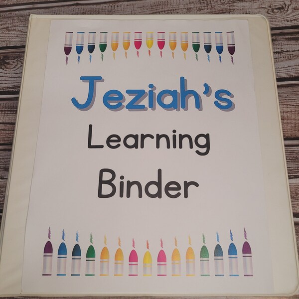 Learning Binder - Etsy