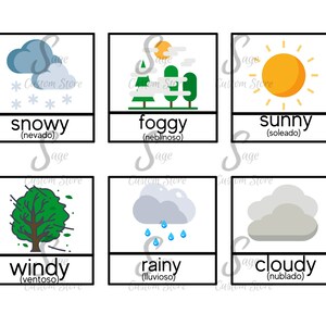 Weather Chart, Circle Time, Preschool Weather Chart, Digital Weather ...