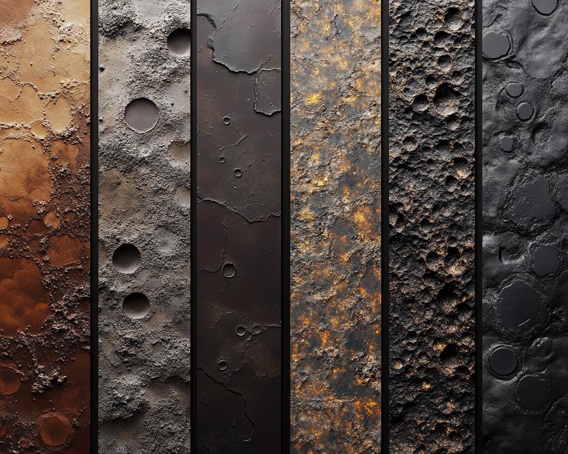 100+ Cratered Planet Texture Procreate Brushes: Seamless Patterns ...