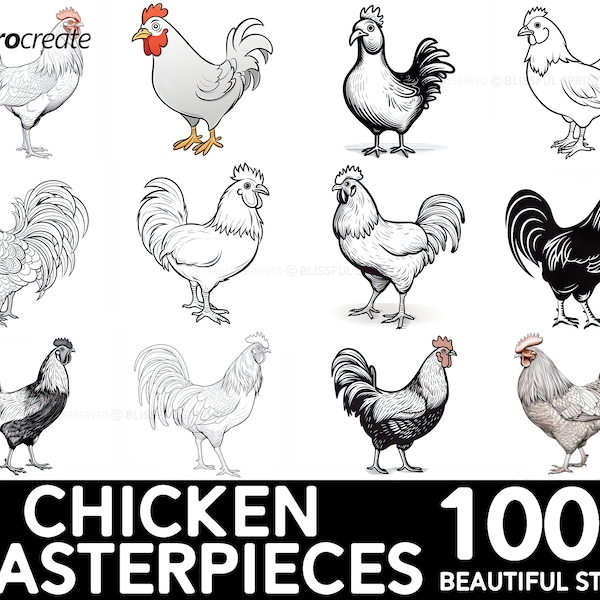 Chicken Stamps - Etsy