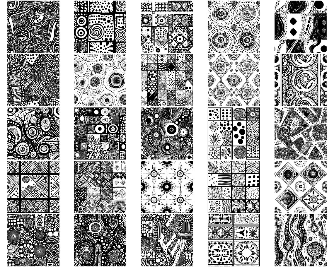 Quilt Patchwork Pattern SVG Bundle: 100 Seamless Designs (digital ...