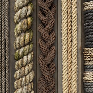 100+ Rope Fiber Texture Procreate Pattern Brushes, Seamless Textures ...