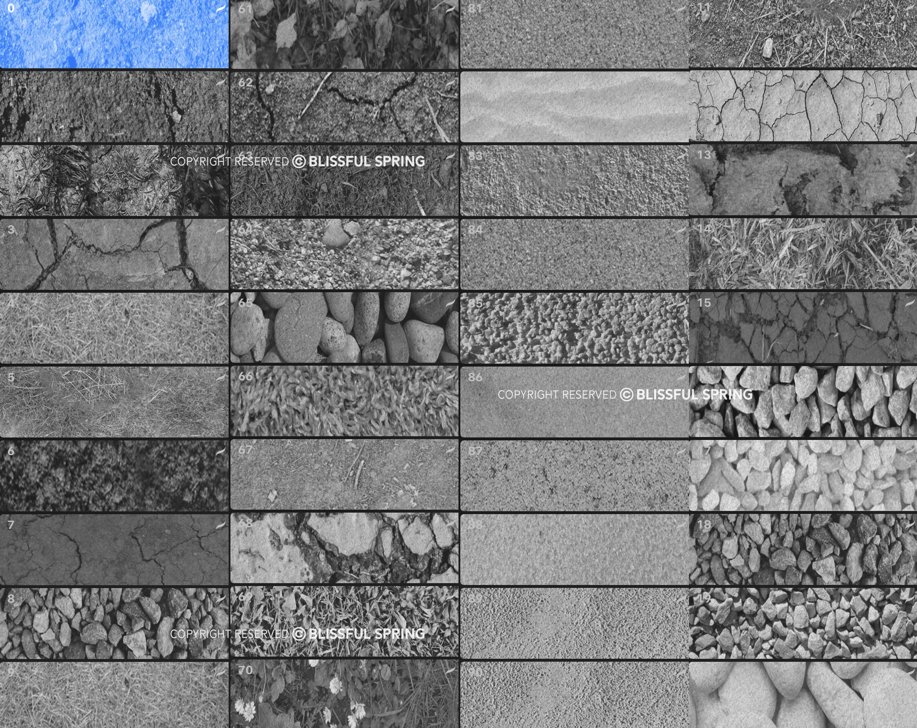 100+ Ground Texture Brushes for Procreate: Seamless Patterns (digital ...