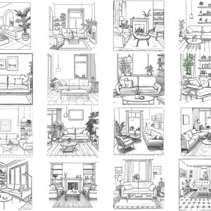 135+ Living Room Procreate Brush Set | Stamps for Procreate | Instant ...