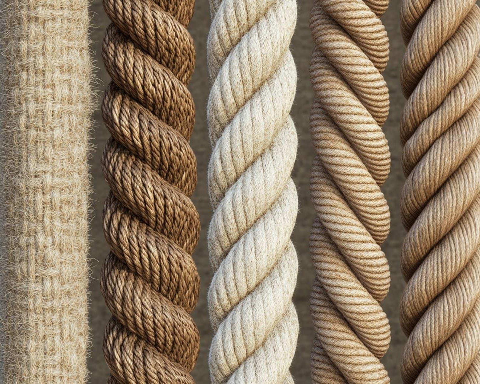 Braided Rope Procreate Brushes: 100+ Seamless Texture Patterns (digital ...