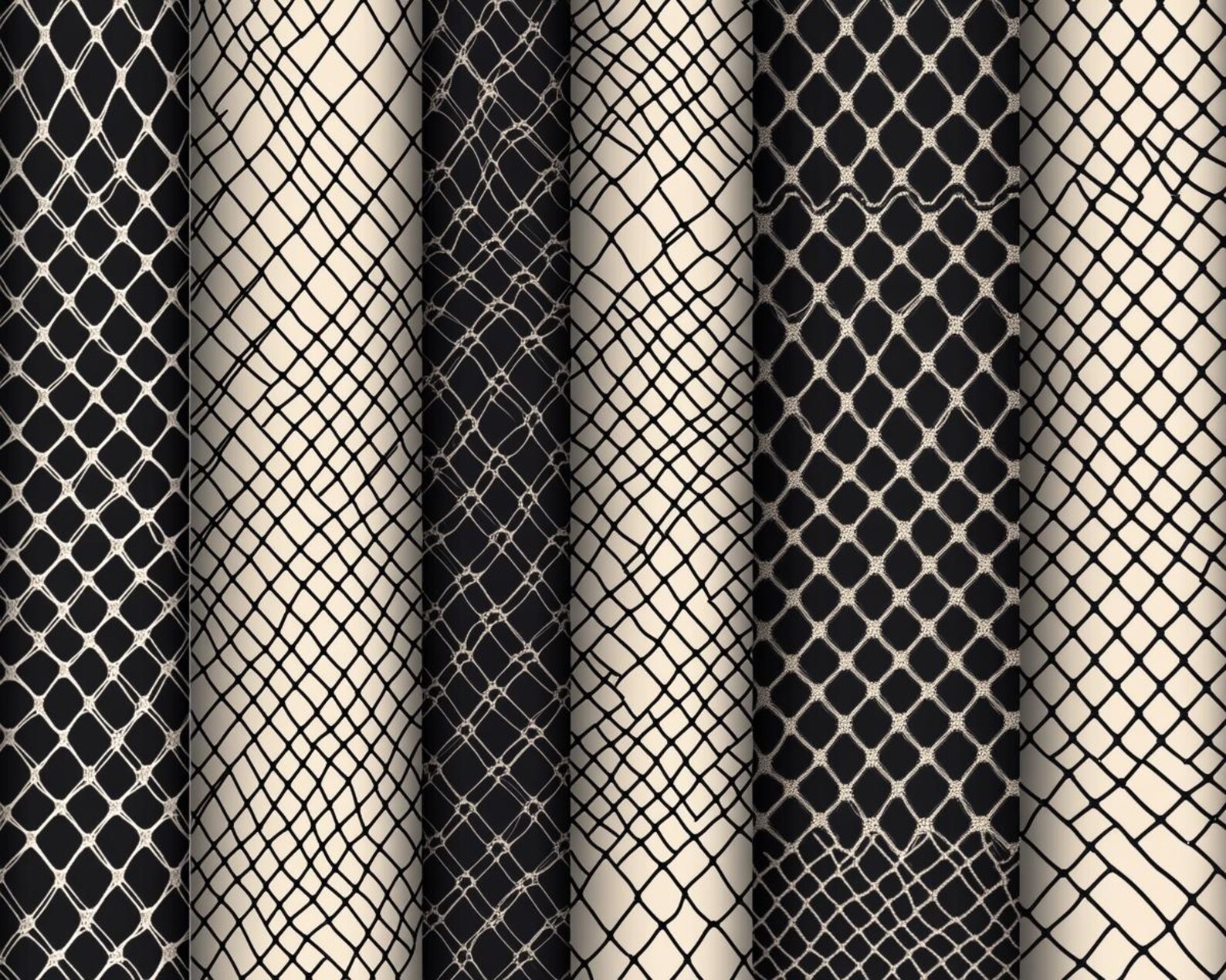 100+ Fishnet Texture Procreate Brushes: Seamless Patterns (instant ...