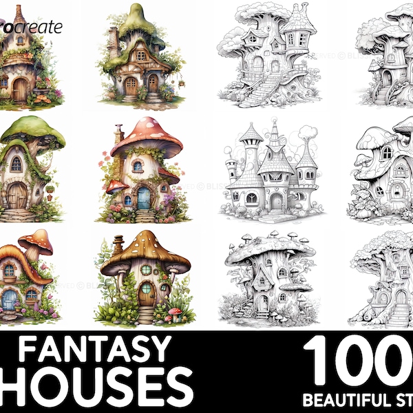 Fantasy House - Etsy