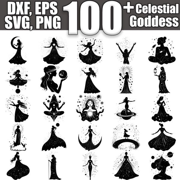 Goddess Svg - Etsy