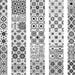 Sunburst Geometric Seamless Pattern SVG Bundle: 100 Designs (digital ...