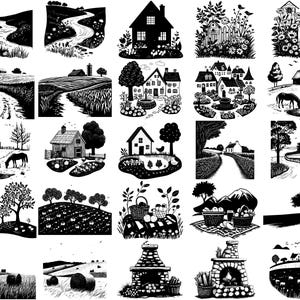 Countryside SVG Bundle, Set of 100, Instant Digital Download Svg Png ...