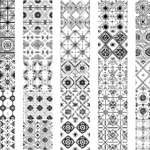 Barn Quilt Seamless Pattern SVG Bundle: 100 Rustic Designs (digital ...