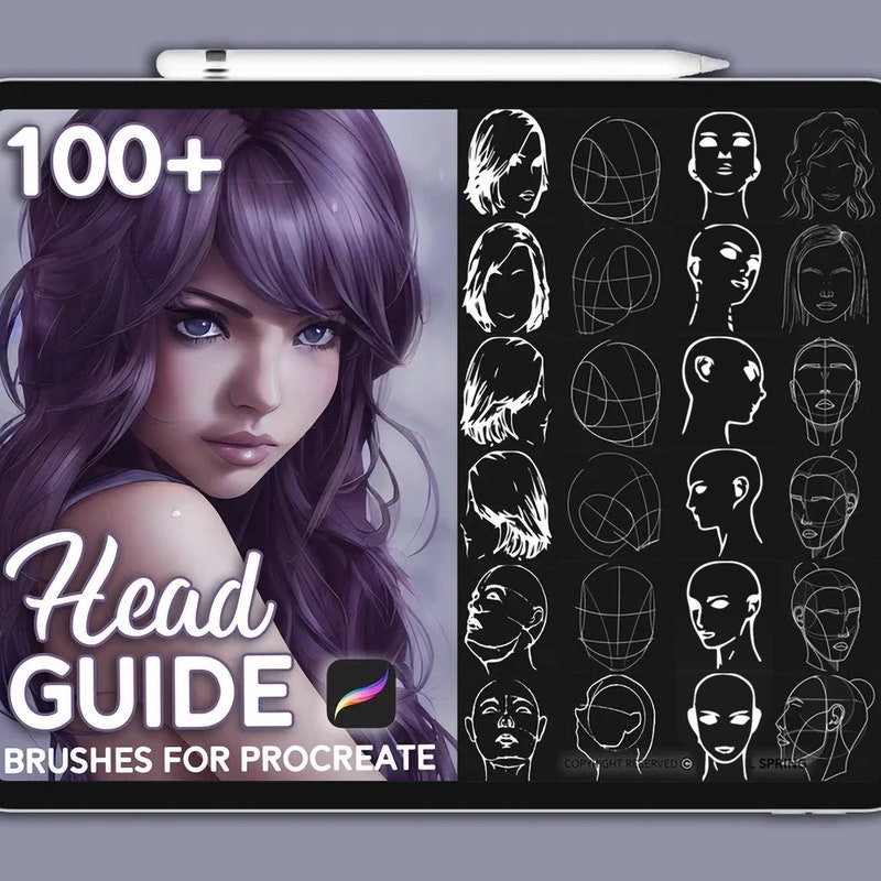 Procreate Head Stamp - Etsy