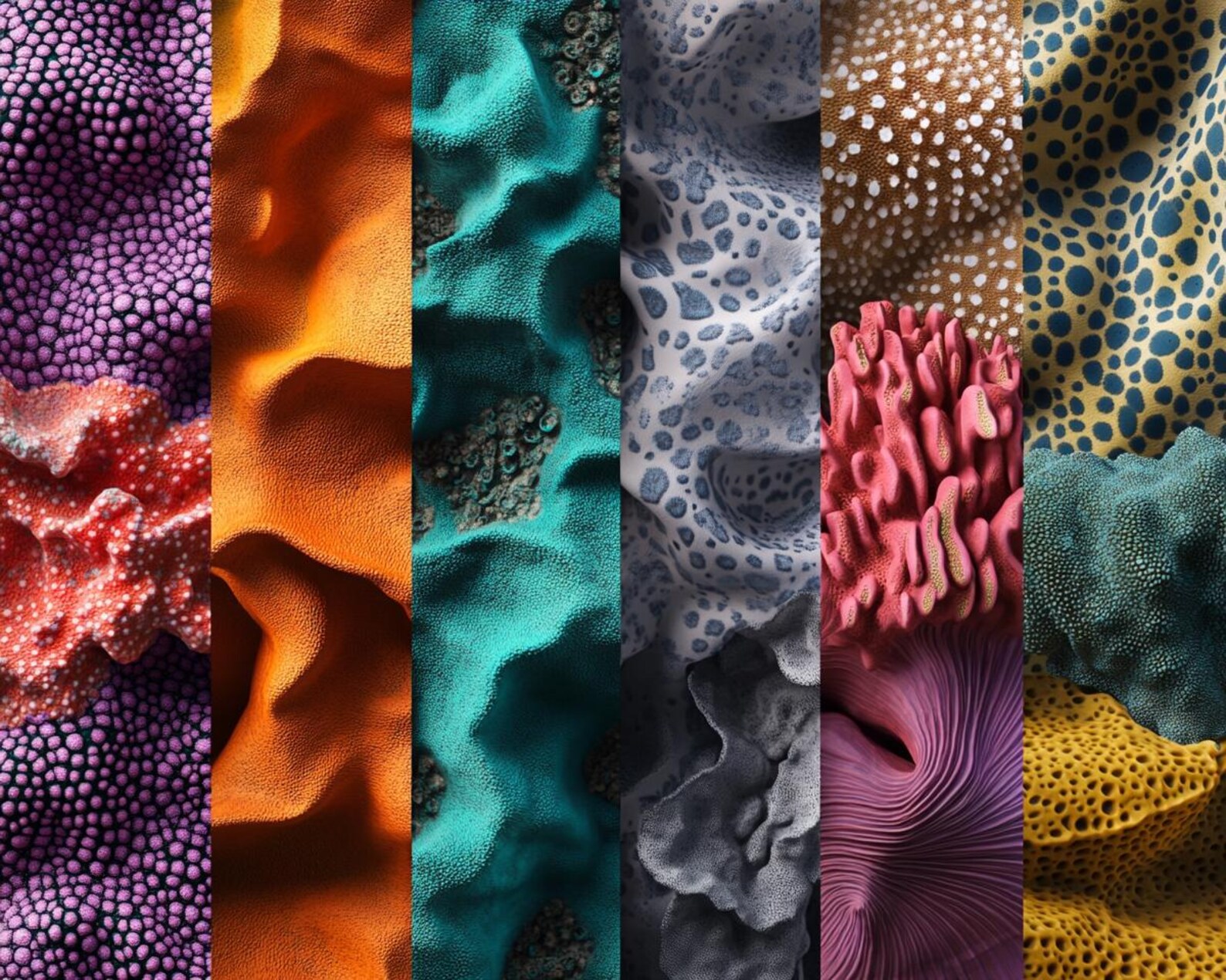 Coral Reef Texture Procreate Brushes: 100+ Seamless Patterns (instant ...