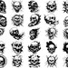 Angry Skull SVG Bundle, Set of 100, Instant Digital Download Svg Png ...