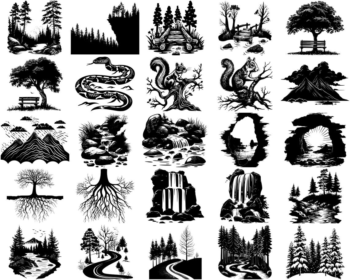 Sequoia National Park SVG Bundle: 100 Designs (digital Download) - Etsy