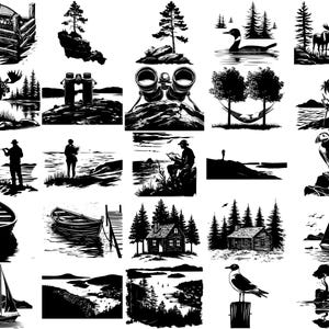 Acadia National Park SVG Bundle, Set of 100, Instant Digital Download ...