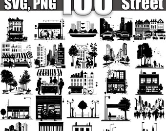 City Street SVG - Etsy